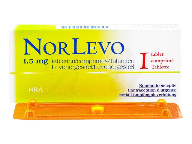 【緊急避妊薬】ノルレボ1.5mg（NorLevo1.5mg）フランス 3錠（3回分）