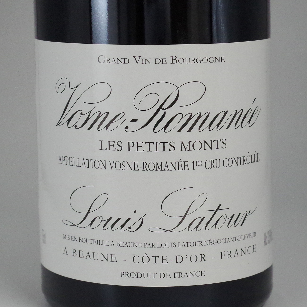 ルイ・ラトゥール ヴォーヌ・ロマネ 1er Cru レ・プティ・モン 2012 | ワイン,コレクション | クリュタ（ クリュタ