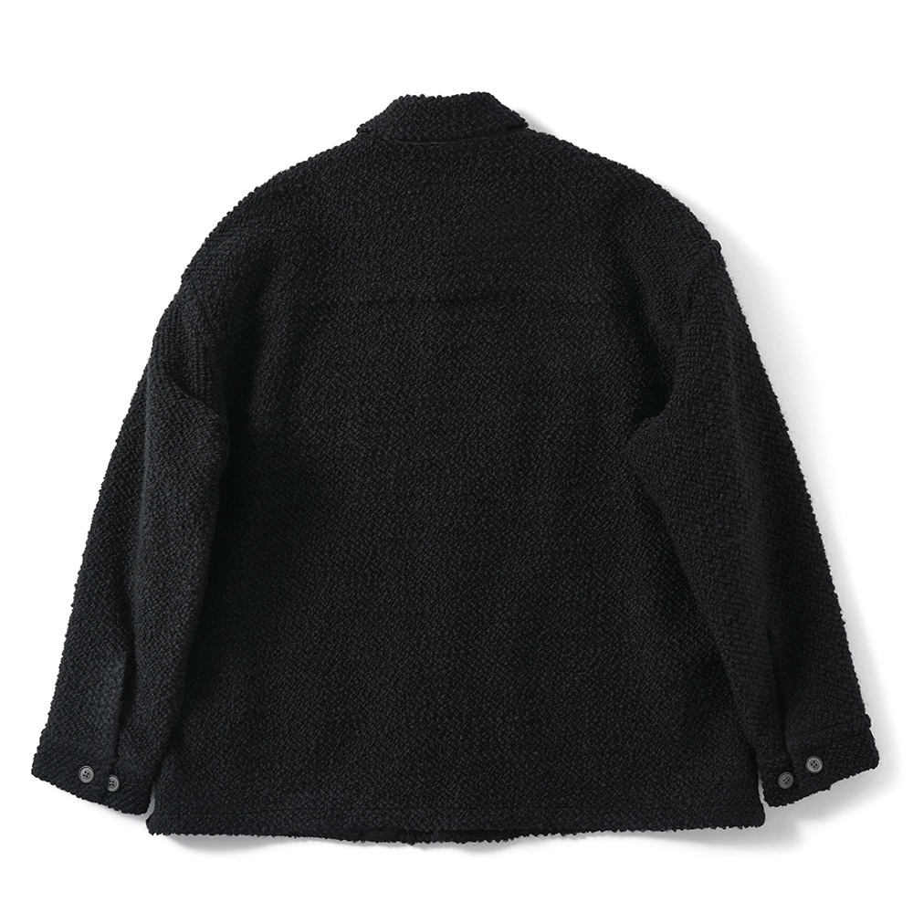 onegravity ワングラビティ ロービングツイード オーバーレイヤーシャツ 52-234-10-100011 BLACK 【国内正規品 ...