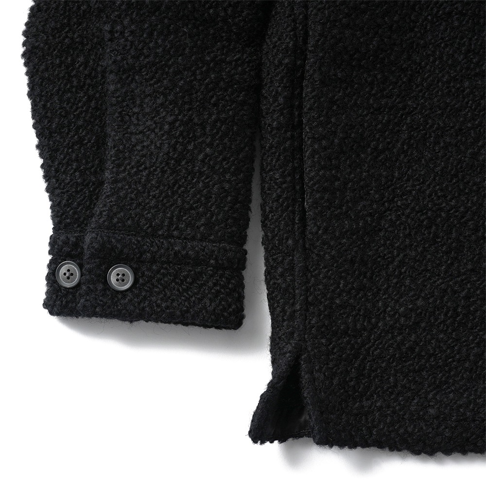 onegravity ワングラビティ ロービングツイード オーバーレイヤーシャツ 52-234-10-100011 BLACK 【国内正規品】 返品交換可 / DUE-online