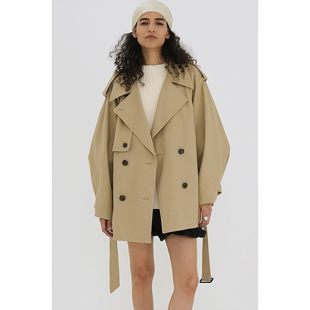 CLANE / クラネ OVER SHORT TRENCH COAT ｜アーストライブ