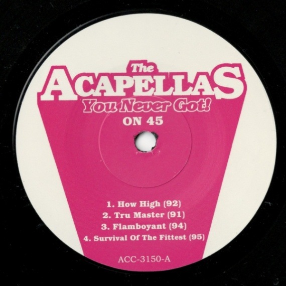 Various / The Acapellas You Never Got! On 45 | Hip Hop／R&B | レコードCD専門店 ...