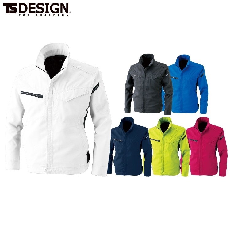 TS DESIGN ティーエスデザイン 藤和 8106 AIRACTIVEロングスリーブジャケット SS S M L LL 3L 4L 5L 6L オールシーズン対応 上下ありワークウェア ...