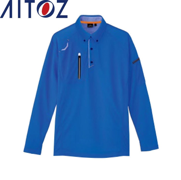 AITOZ 10604 長袖ポロシャツ SS S M L LL 3L 4L 5L 6L 【作業服 作業着 アイトス】 | アイトス-AITOZ | Sunny Shopping