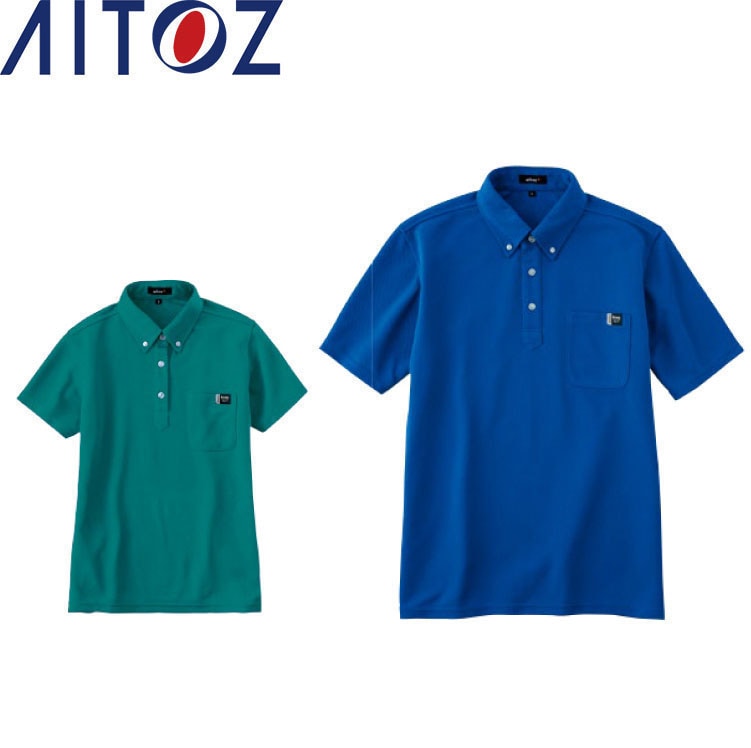 AITOZ 10611 半袖ポロシャツ S M L LL 3L 4L 5L 6L 5 7 9 11 【作業服 作業着 アイトス】 | アイトス-AITOZ | Sunny Shopping