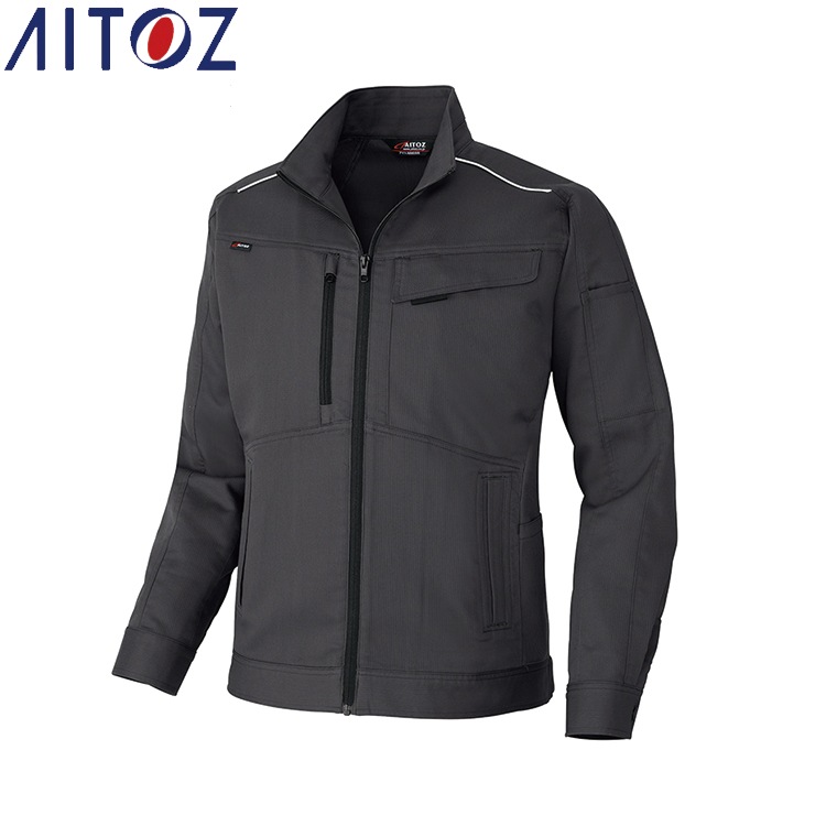 AITOZ 3301 長袖ブルゾン（男女兼用） SS S M L LL 3L 4L 5L 6L 【作業服 作業着 アイトス】 | アイトス-AITOZ,トップス・アウター,ブルゾン,長袖 ...