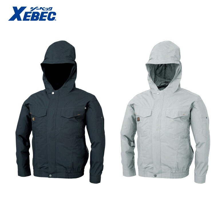 XEBEC ジーベックKU91410 空調服フードツキメン100ブルゾン S M L LL 3L 4L 5L 6L オールシーズン対応 上下あり涼しいワークウェア 作業着 作業服 セール中 ...