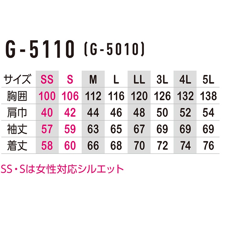 CO-COS コーコス G-5010スマートジャケット SS S M L LL 3L 4L 5L オールシーズン対応 上下ありワークウェア 作業着 作業服 セール中！！CO-COS コーコス ...
