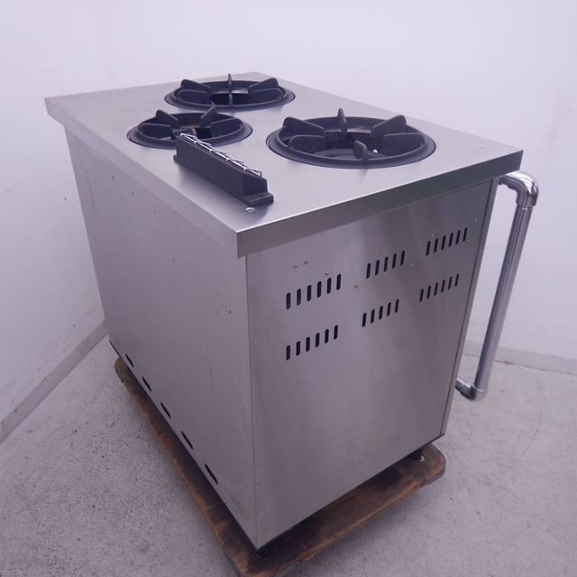 マルゼン ガスレンジ 中古 MGRD-096D 3口 オーブン付き W900xD600(+130)xH820(+45) LPガス 2016年製 | 熱調理機器,ガスレンジ | 新品・中古厨房 ...