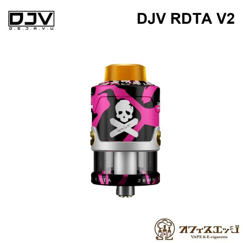 DJV RDTA V2 26mm DJV x Vaping Bogan DEJAVU アトマイザー 本体 RTA RDA ベイプ vape ...