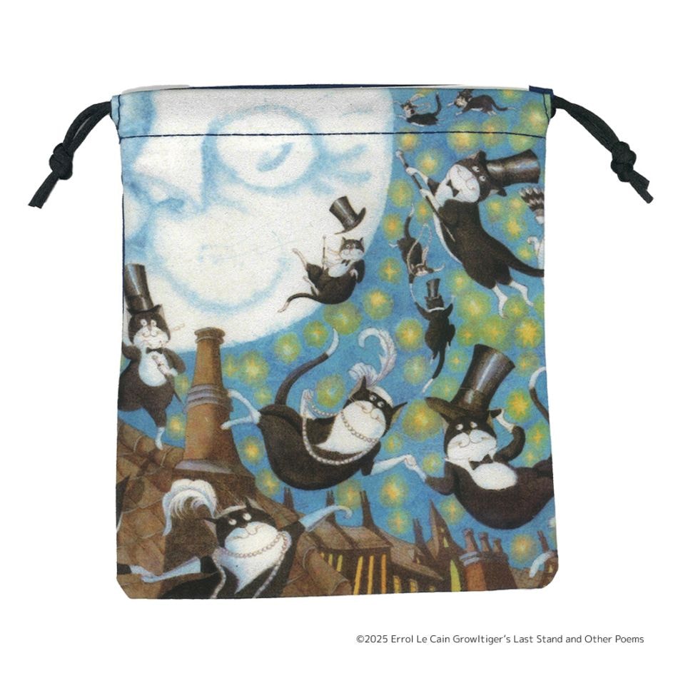 エロール・ル・カイン 巾着 Growltiger’s Last Stand and Other Poems ～キャッツ: ボス猫・グロウルタイガー絶体絶命～（月夜の猫） | 【キャラクターで ...