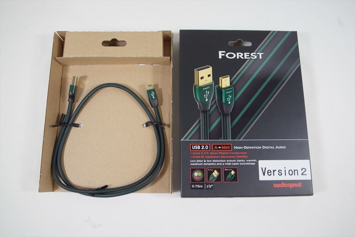 audioquest - USB/FOREST2/mini/0.75m《e-u》｜e.オーディオ逸品館