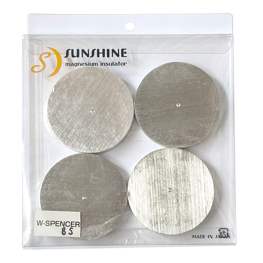 SUNSHINE - W-SPENCER-BS（4個入）マグネシウムスペンサー/スパイク穴あり【数量限定B級品・特別価格】《e》【次回11月下旬入荷予定・ご予約受付中】｜e.オーディオ逸品館