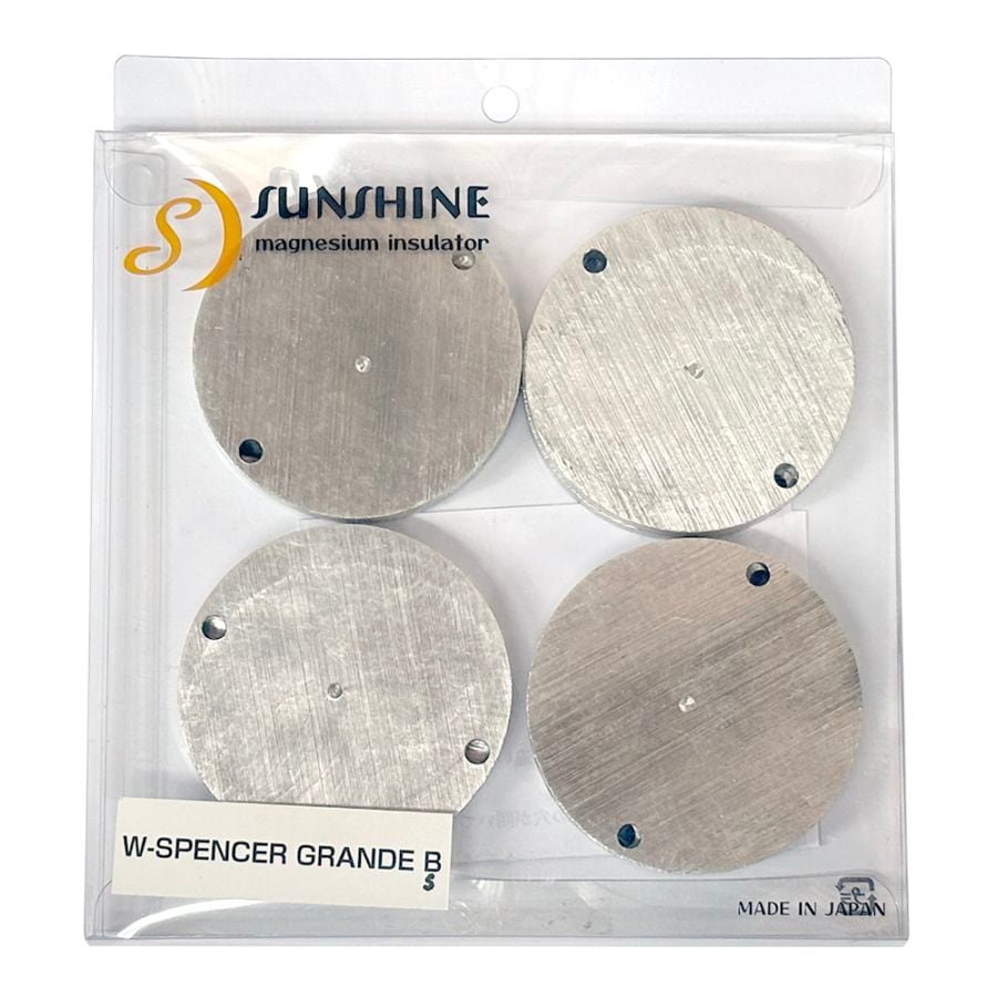 SUNSHINE - W-SPENCER GRANDE-BS（4個入）スーパーマグネシウムスペンサー/スパイク穴あり【数量限定B級品・特別価格】《e》【在庫有り即納】｜e.オーディオ逸品館