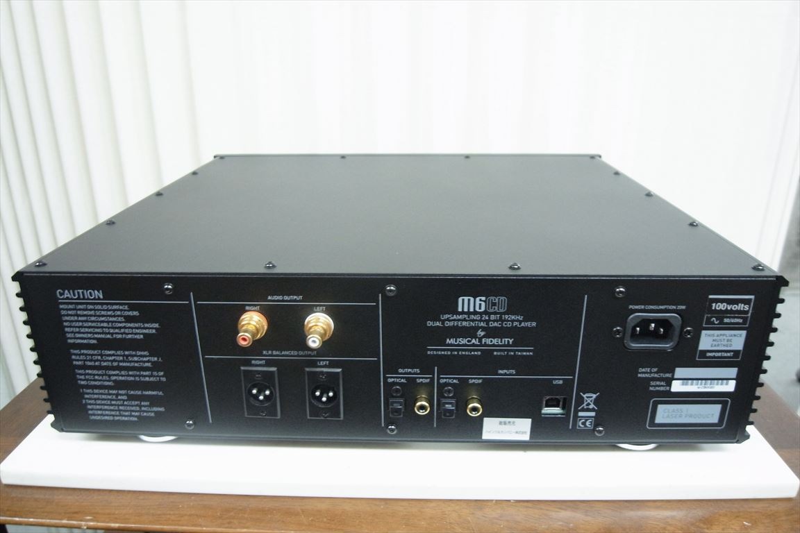 MUSICAL-FIDELITY - M6CD《e-u》｜e.オーディオ逸品館