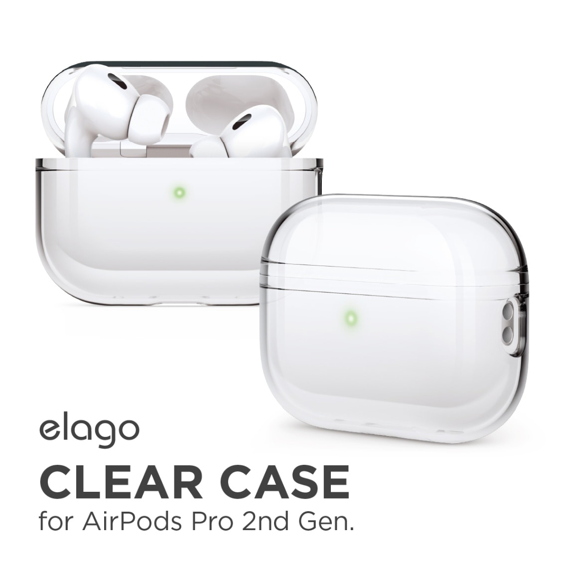 elago CLEAR BASIC CASE for AirPods Pro 2nd | すべての商品 | elago 日本公式 オフィシャルストア