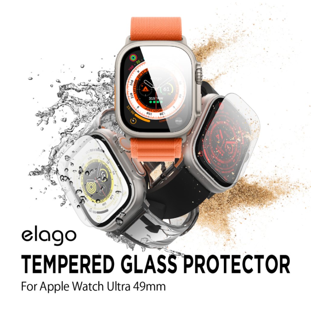elago TEMPERED GLASS PROTECTOR for Apple Watch Ultra 49mm | すべての商品 ...