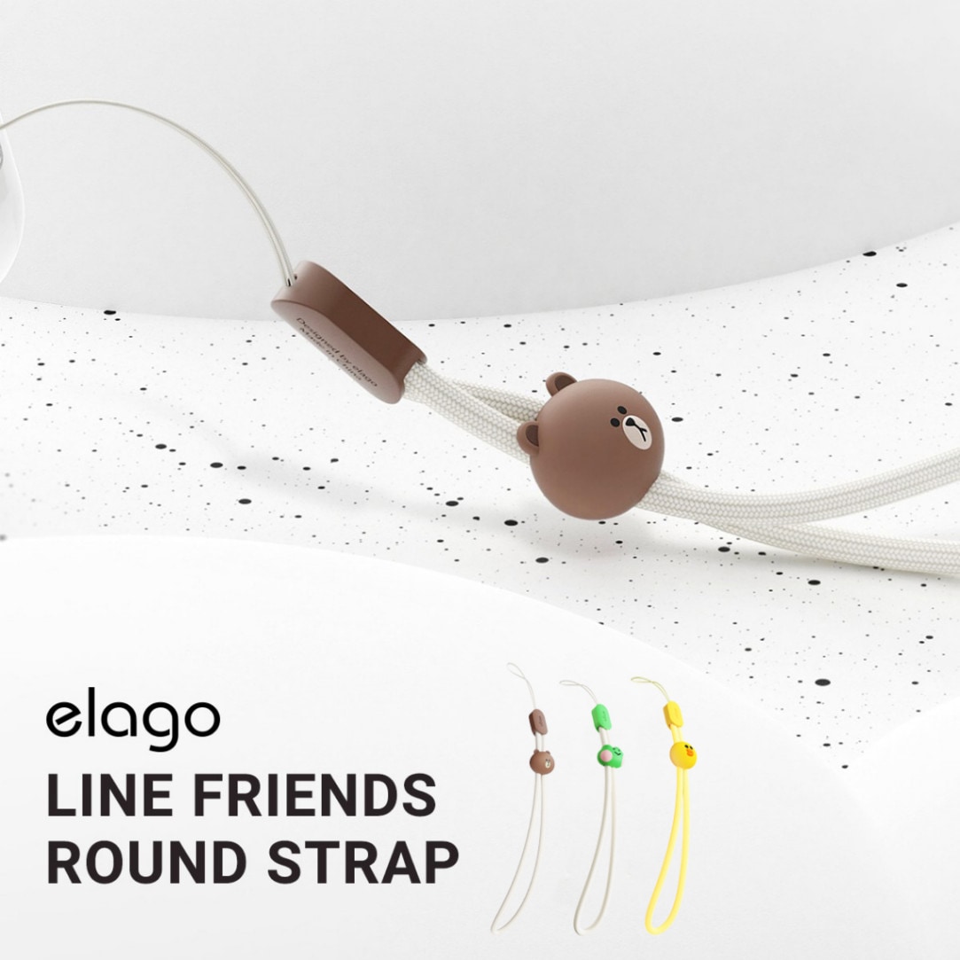 elago LINE FRIENDS ROUND STRAP for Smart Phone | すべての商品 | elago 日本公式 ...