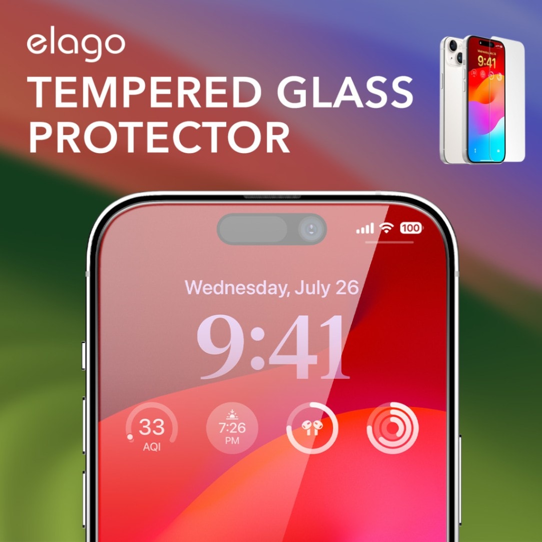 elago TEMPERED GLASS PROTECTOR for iPhone15 | すべての商品 | elago 日本公式 オフィシャルストア