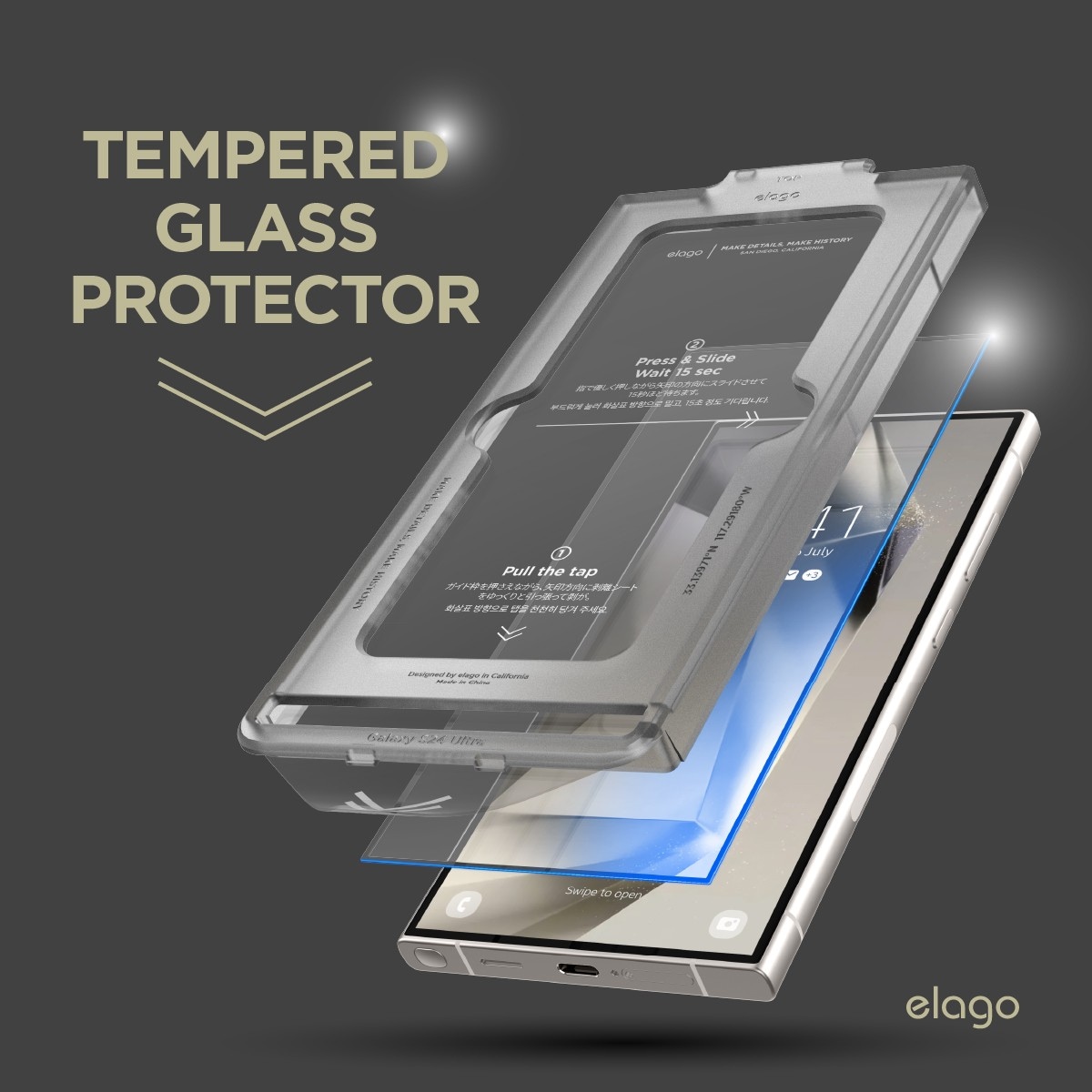 elago TEMPERED GLASS PROTECTOR G for Galaxy S24 Ultra | すべての商品 | elago 日本公式 オフィシャルストア