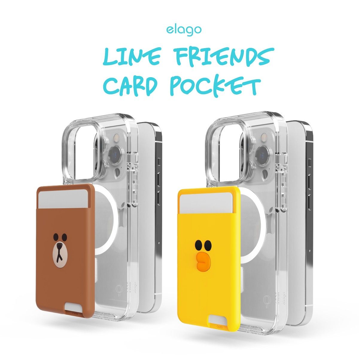 elago LINE FRIENDS CARD POCKET for iPhone with MagSafe | すべての商品 | elago ...