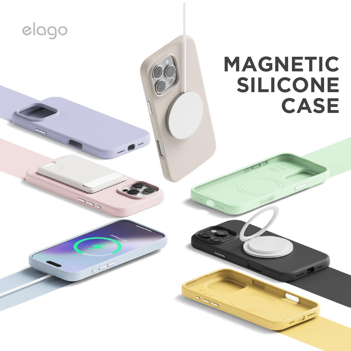 elago MAGNETIC SILICONE CASE for iPhone16 Pro | すべての商品 | elago 日本公式 ...