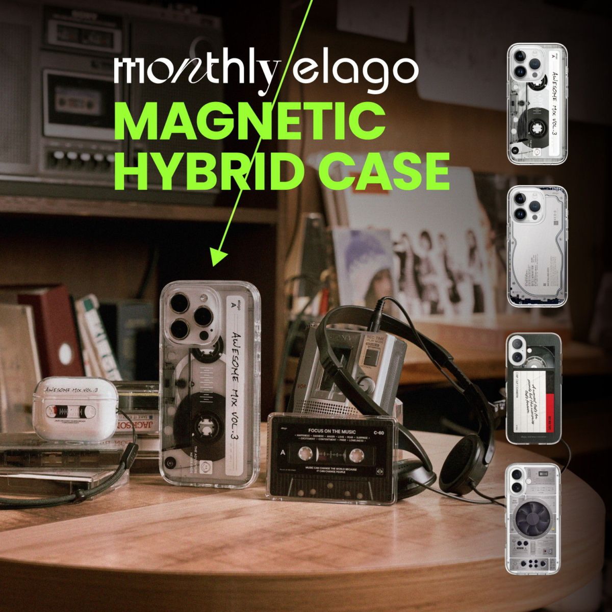 elago monthly elago MAGNETIC HYBRID CASE for iPhone15 | すべての商品 | elago ...