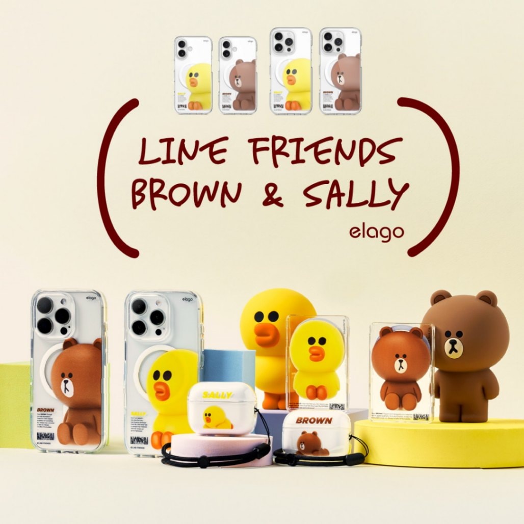 elago LINE FRIENDS Brown & Sally (Phone) for iPhone16 | すべての商品 | elago ...