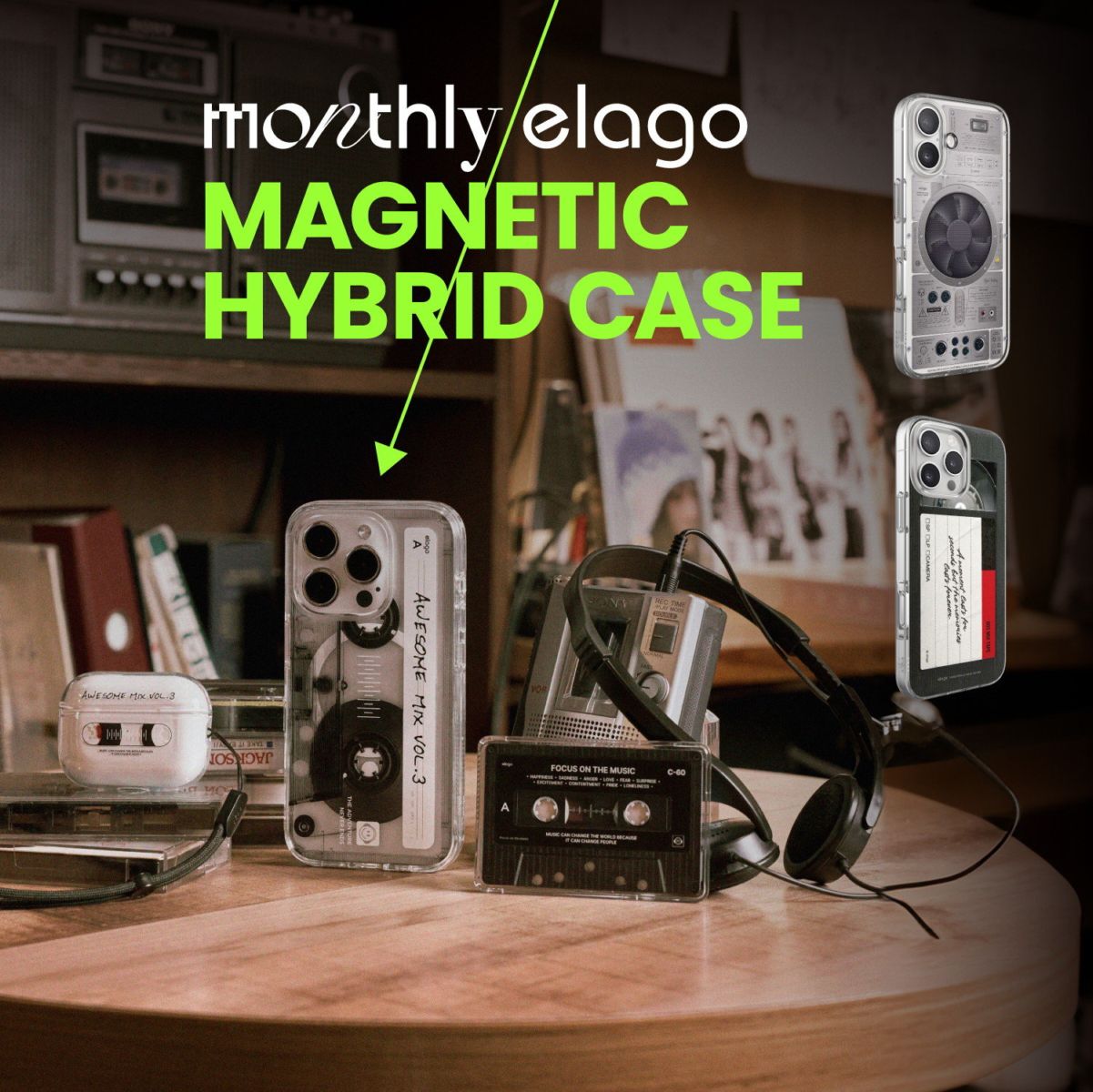 elago monthly elago MAGNETIC HYBRID CASE for iPhone16 Pro | すべての商品 ...