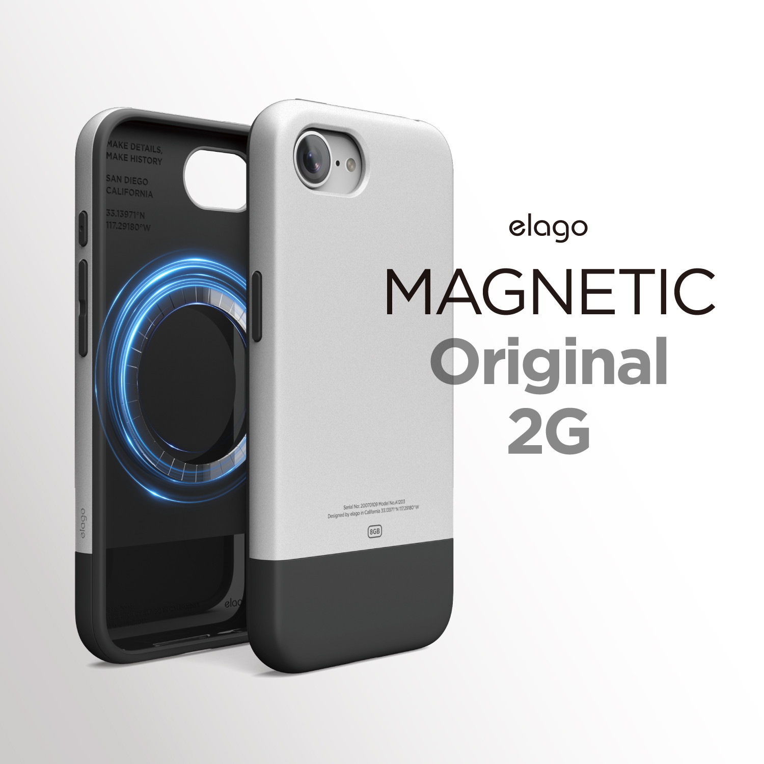 elago MAGNETIC ORIGINAL 2G for iPhone16e | すべての商品 | elago 日本公式 オフィシャルストア