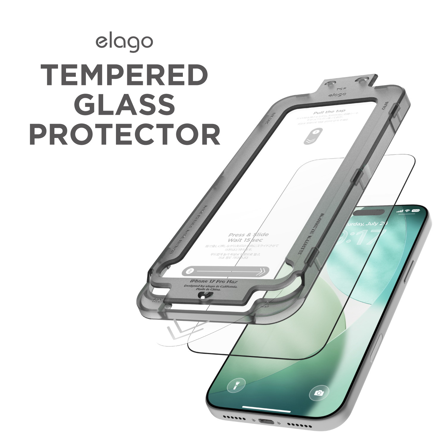 elago TEMPERED GLASS PROTECTOR G for iPhone17 Pro Max | すべての商品 | elago ...