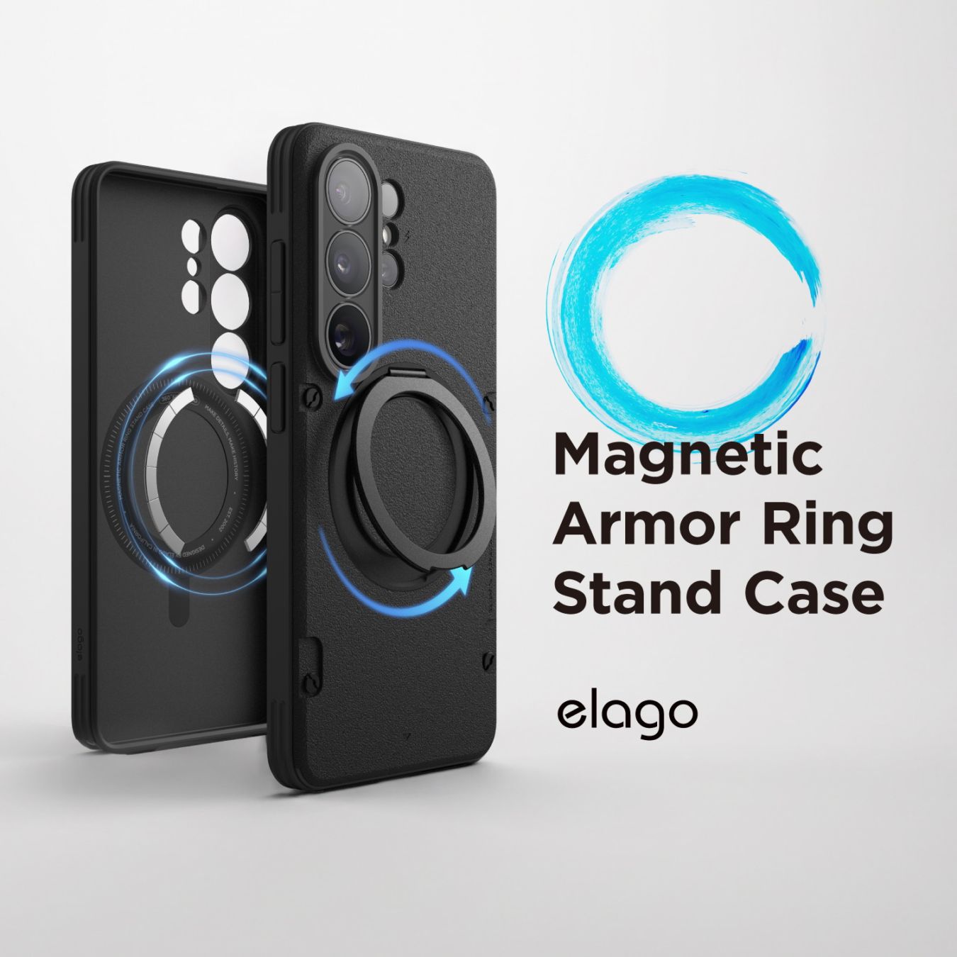 elago Magnetic Armor Ring Stand Case C for Galaxy S26 Ultra | すべての商品 ...