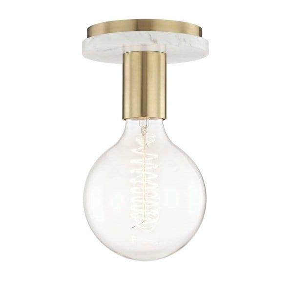 【MITZI】アメリカ・シーリングライト「CHLOE」1灯・ゴールド（W127.0×H228.6mm） | EL JEWEL