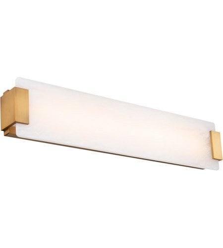【Modern Forms】アメリカ・デザイン照明 ウォールライト「Quarry」 LED エイジドブラス（W711×D76×H152mm ...