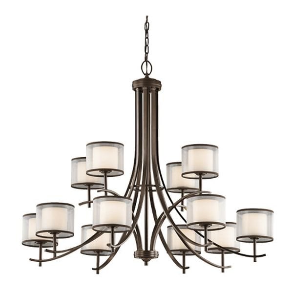 【KICHLER】アメリカ・シェードシャンデリア「Tallie」12灯(W1070×H880-2270mm) | EL JEWEL