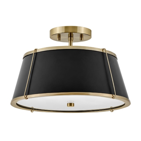 【HINKLEY】LEDシーリングライト「Clarke」2灯（W381×H235mm） | EL JEWEL