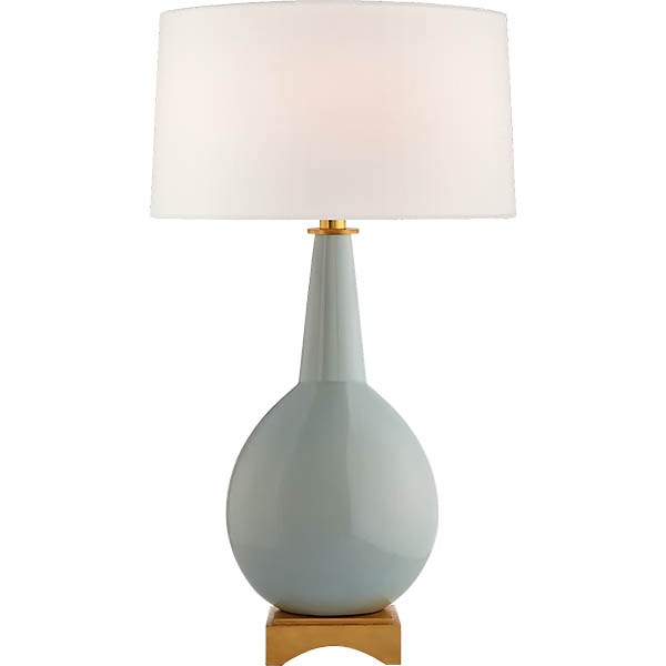 【Visual Comfort】テーブルライト 1灯 「Antoine Large Table Lamp」 ブルー (W406×H762mm ...