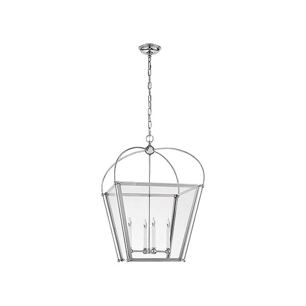 【Visual Comfort】アメリカ・デザイン照明 シャンデリア「Riverside Medium Square Lantern」4灯 ...