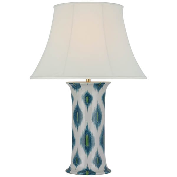 【Visual Comfort】テーブルライト 1灯 「Mallory Medium Table Lamp」 グリーン・シルク (W457× ...
