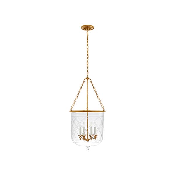 【Visual Comfort】アメリカ・デザイン照明 ペンダントライト「Cambridge Large Smoke Bell Lantern ...
