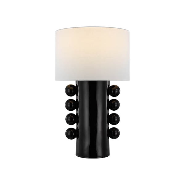【Visual Comfort】コードレス・テーブルライト LED「Tiglia Tall Cordless Table Lamp」ブラック ...