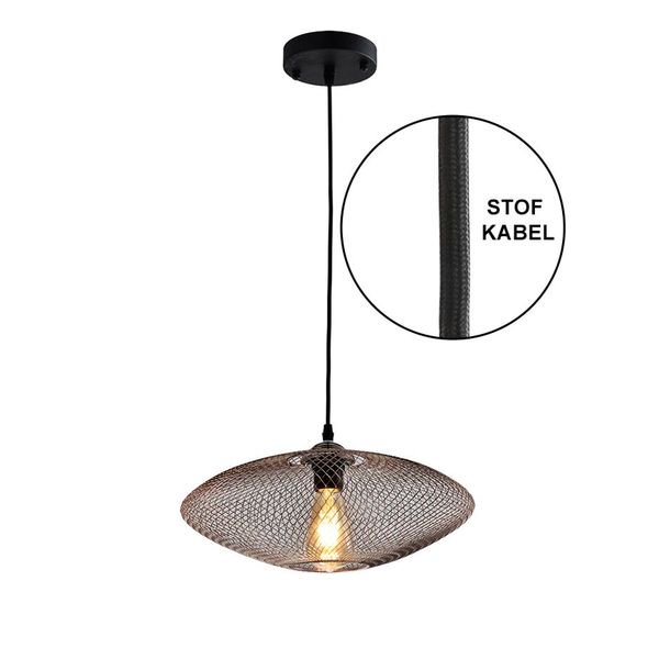 【MARETTI】オランダ・シェードペンダントライト「GARZA」1灯 BLACK（W390×H140mm） | EL JEWEL