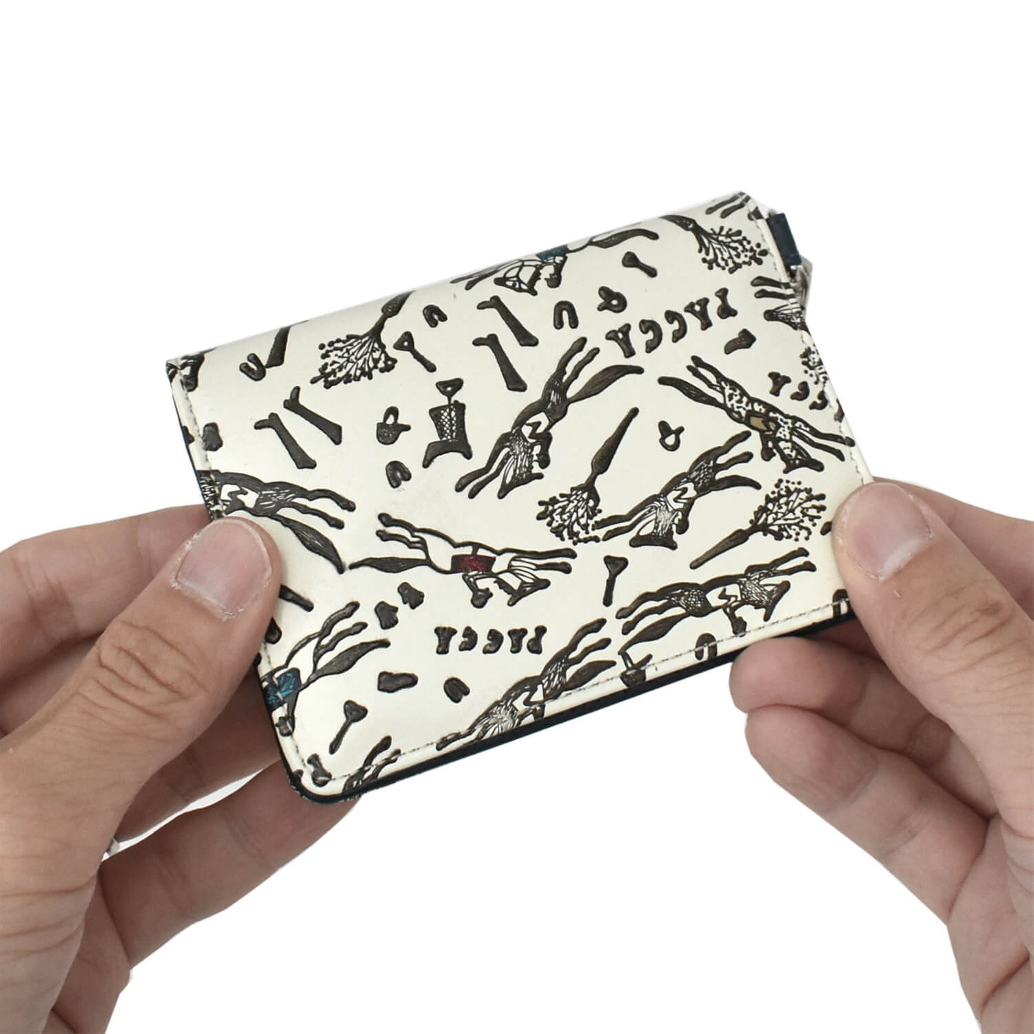 友禅文庫×paccapacca JOCKEY リール付き二つ折りパスケース｜e-mono（イーモノ）