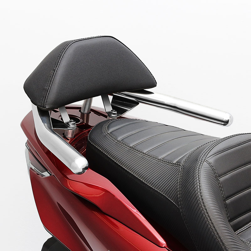 PCX('10.3～) PCX150('12.4～) PCX HYBRID('18.9～'21.1) バックレスト(ブラック)＋グラブバー ...