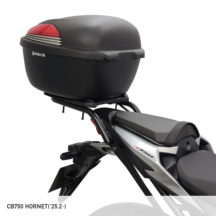 【8月上旬発売予定】CB750 HORNET RH24 リアキャリア＋リアボックスセット30L ブラック | エンデュランス パーツカタログ