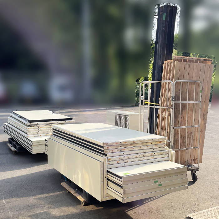 【中古】 プレハブ冷蔵庫 4.2坪 外機：ERA-RP22A 内機：UCL-T3VHA 三菱 2022年 プレハブ 業務用冷蔵庫 【動産王】千葉☆送料無料 | 厨房機器,冷蔵庫・冷凍庫 ...