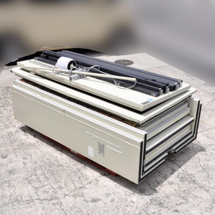 【中古】 プレハブ冷蔵庫 1坪 三相200V 室内機 HUS-8RA-E 室外機 HUS-8RA-UCI ホシザキ 2016年 【動産王】大阪 ...