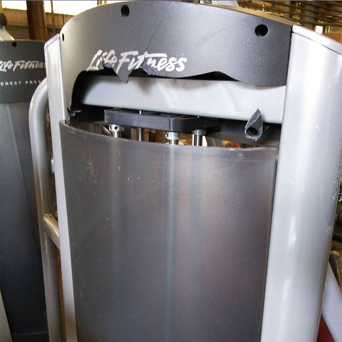 【中古】チェストプレス F2CP-501632 ライフフィットネス 2013年 ジム トレーニングマシン フィットネスマシン【動産王】千葉☆ ...