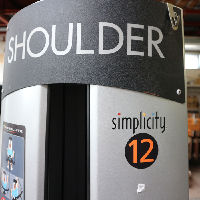 【中古】SHOULDER RESOLUTE/simplicity フィットネス ジム マシン トレーニング エクササイズ 【動産王】千葉★引取 ...