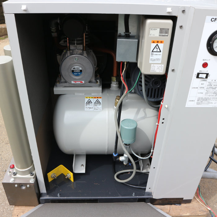 【中古】コンプレッサー CFP07C-8.5D アネスト岩田 オイルフリースクロール 2013年 ANEST IWATA 【動産王】千葉☆送料 ...